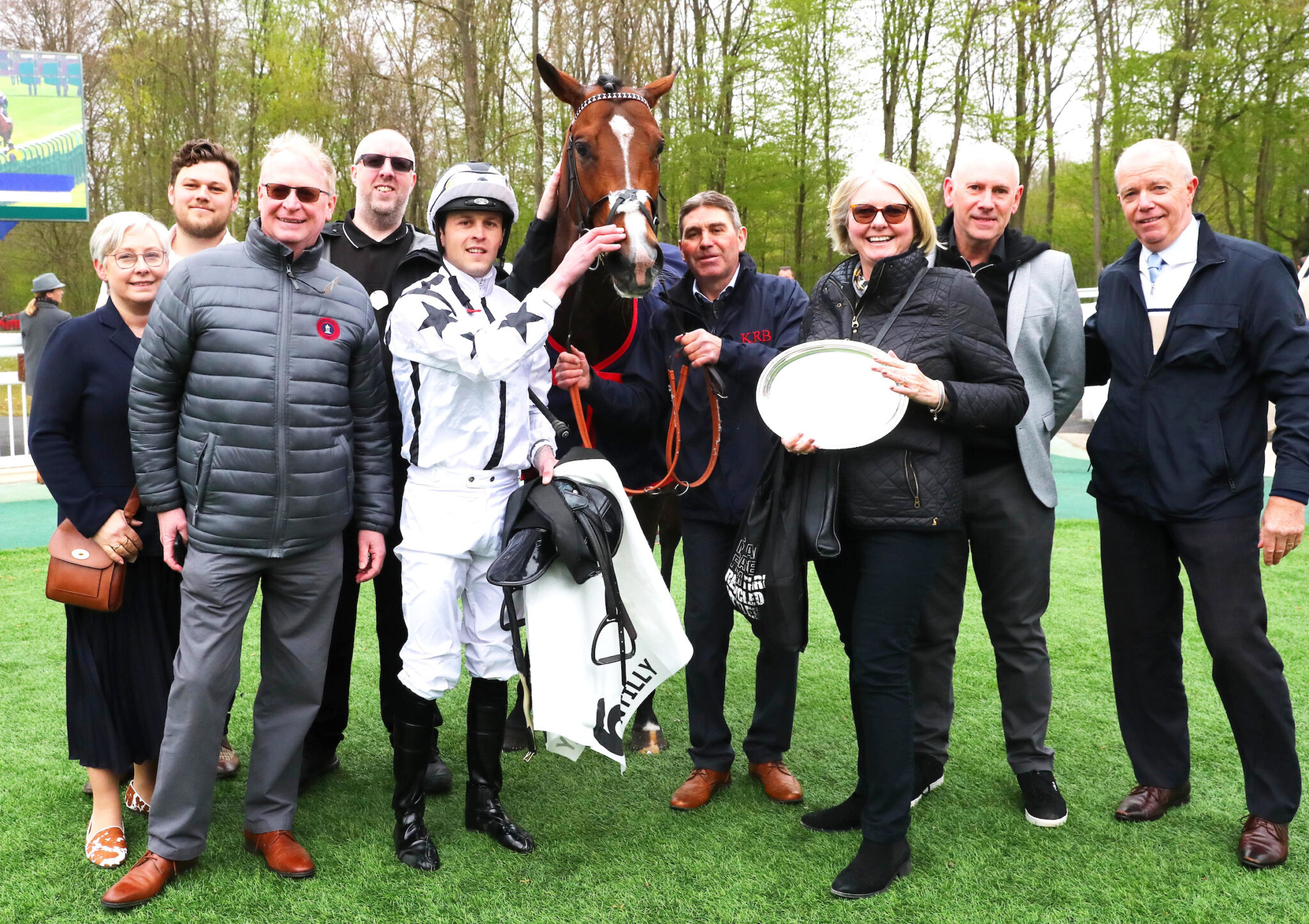 Angus On A Rollercoaster Ride With Star Sprinter Marshman - In The Paddock
