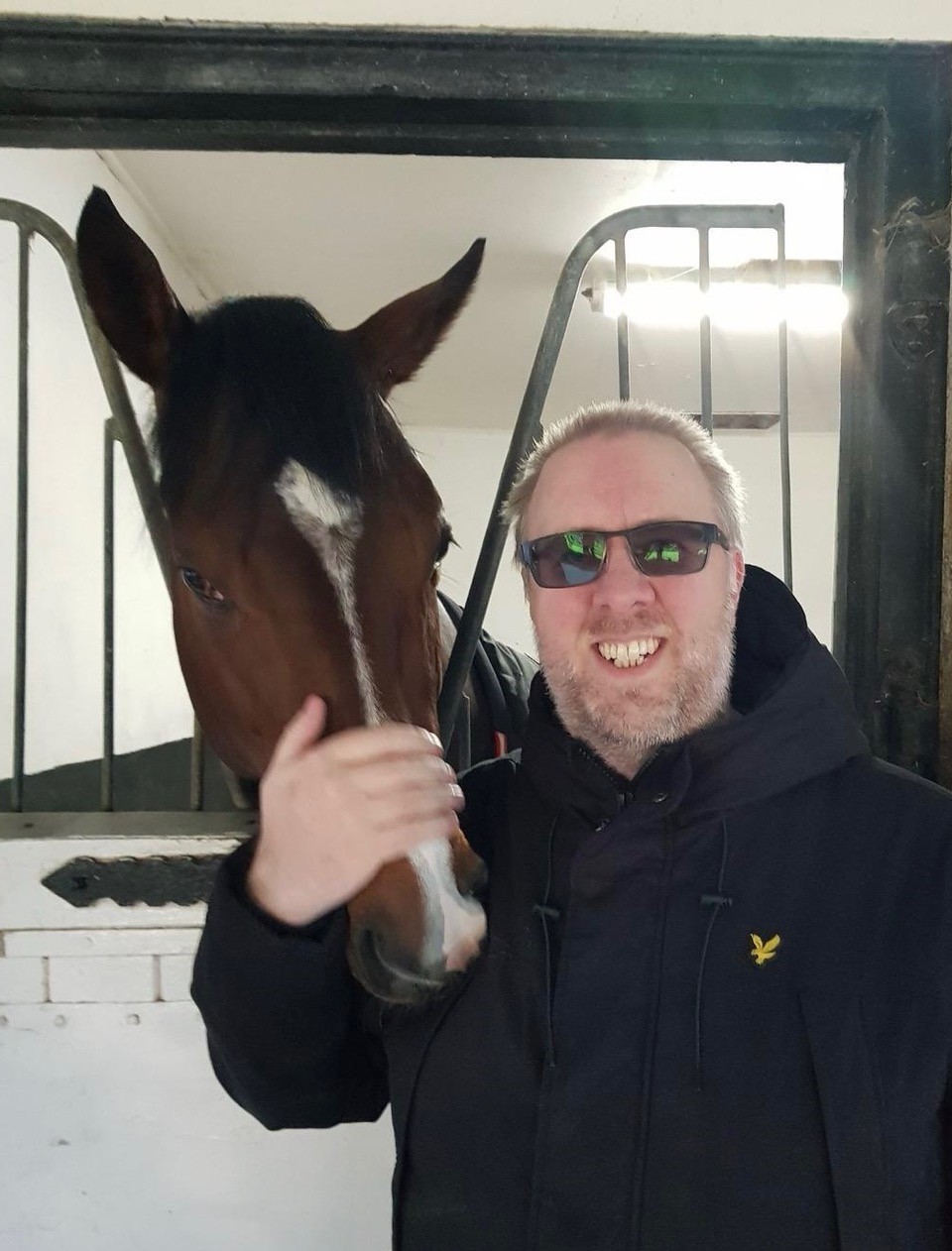 Angus On A Rollercoaster Ride With Star Sprinter Marshman - In The Paddock